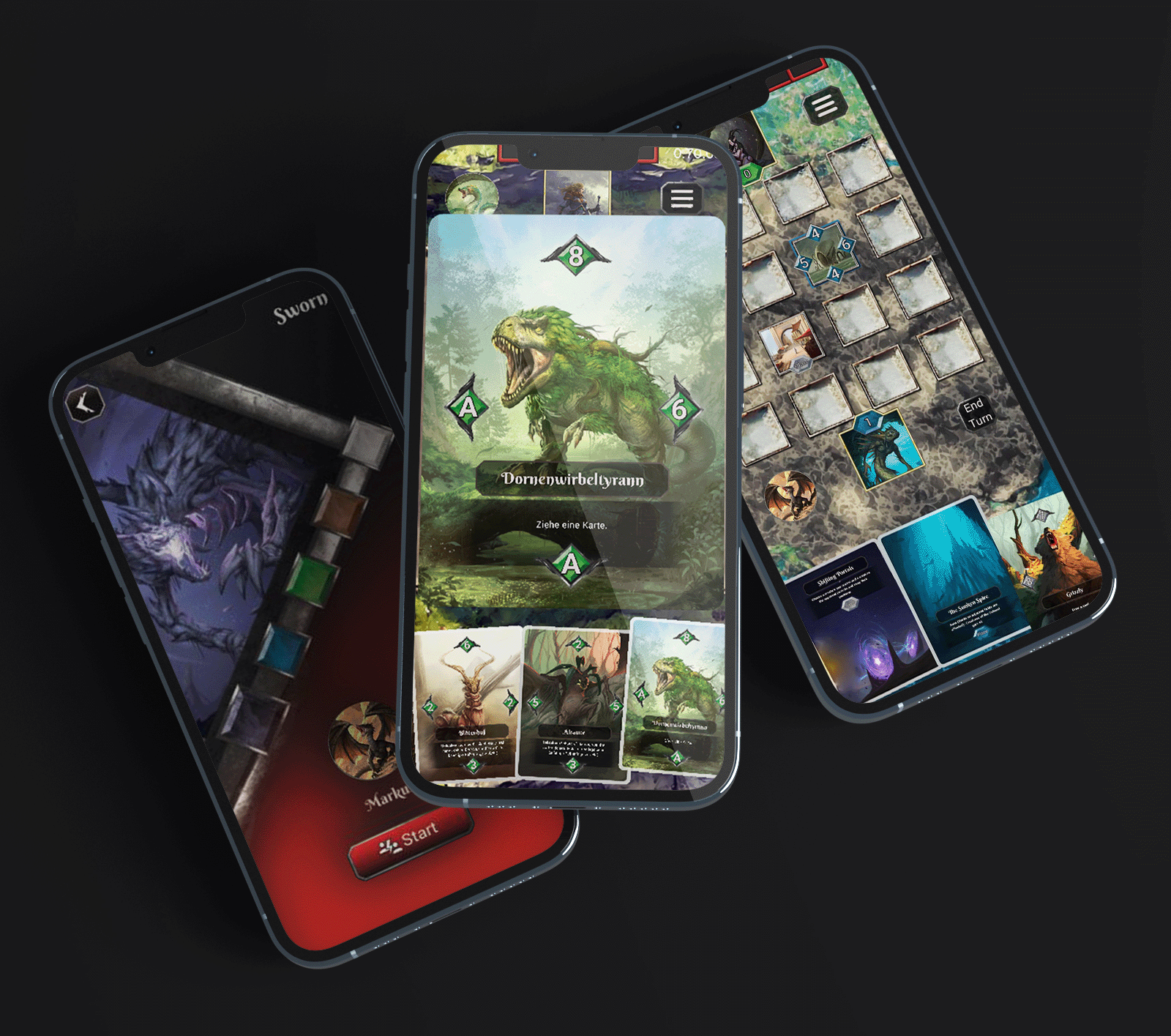 Mobile App - Neverrift Trading Card Game